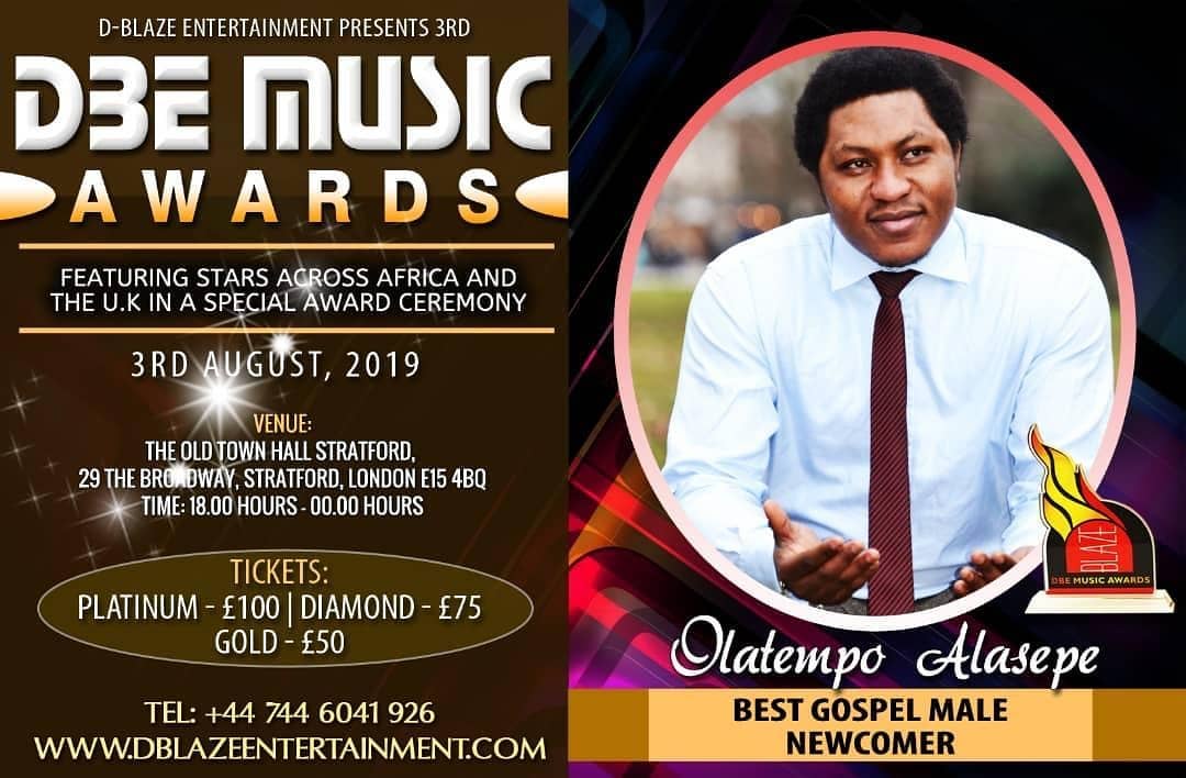 D Blaze Entertainment Uk sets to host DBE Music Awards 2019 ...